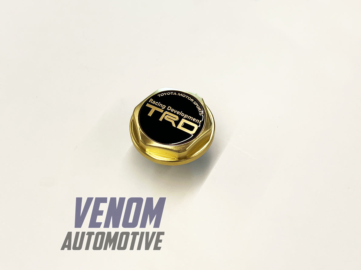1JZ & 2JZ TRD Reproduction Oil Filler Cap - Gold – Venom Automotive
